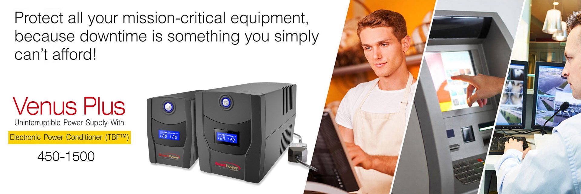 Venus Plus UPS - Battery backup with electronic power conditioner and ...